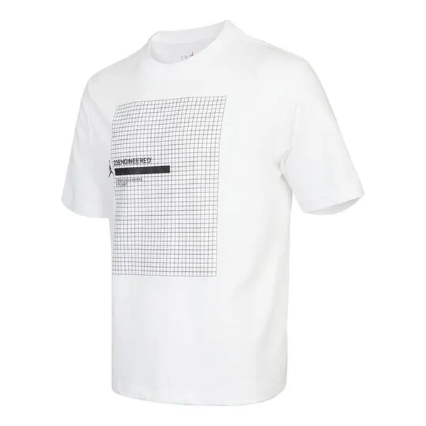 Nike As J 23eng Ss Crew Tennis Round Collar Sports Male - White
