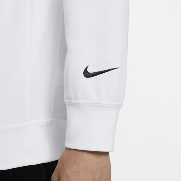 Nike French Terry Crew-neck Sweatshirt 'white - White/black