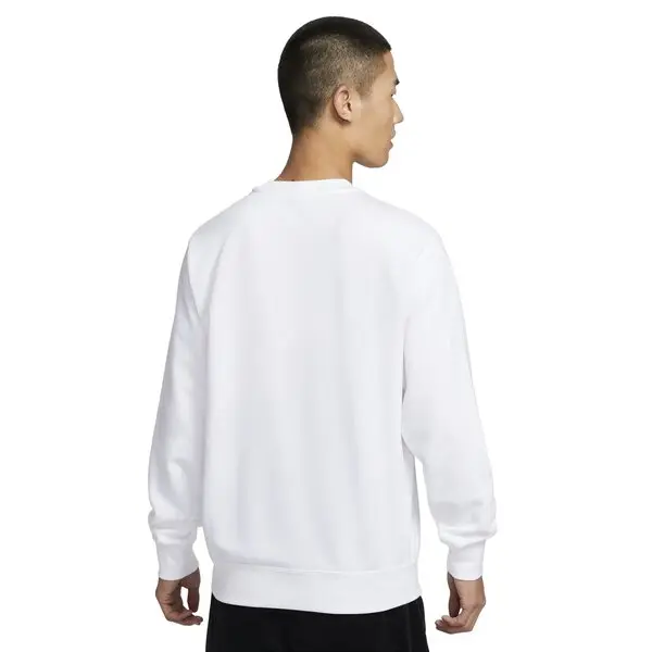 Nike French Terry Crew-neck Sweatshirt 'white - White/black