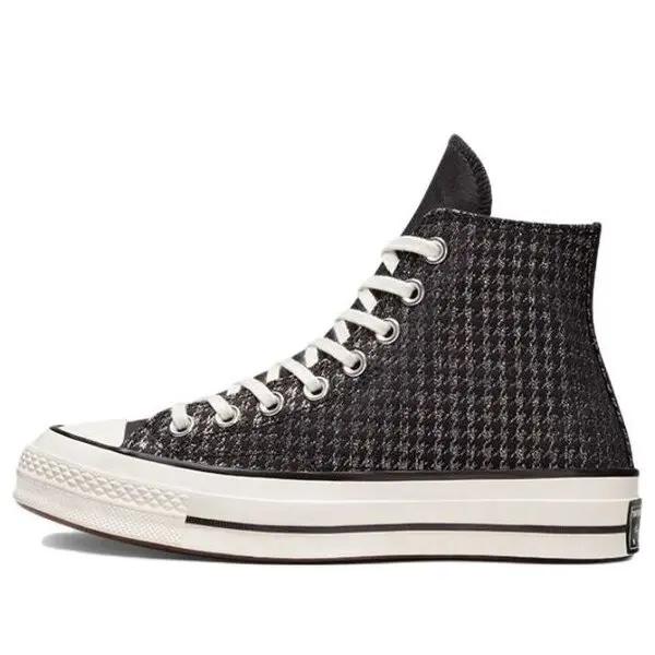 CONVERSE Chuck 70 High Top Sneakers With Houndstooth Pattern - Blackwhite