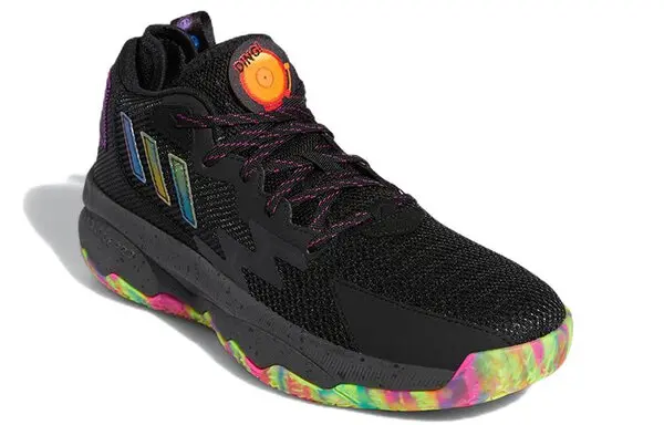 Adidas Dame "big Mood" Basketball Sneakers - Black/red