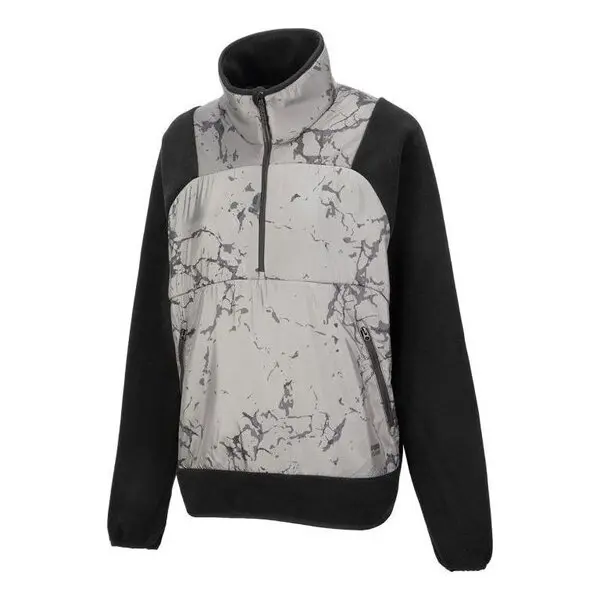 PUMA Seasons Fleece Pullover - Grey/black