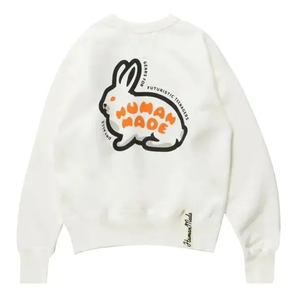 HUMAN MADE Crewneck Rabbit Sweatshirt - White