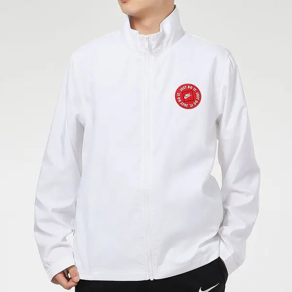 Nike Logo Print Zip-up Track Jacket