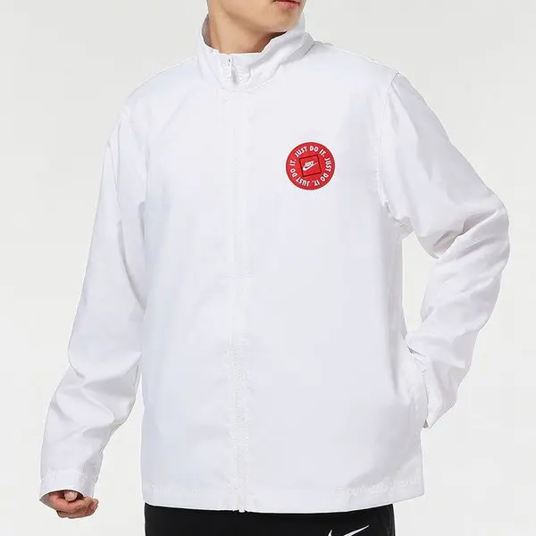Nike Logo Print Zip-up Track Jacket