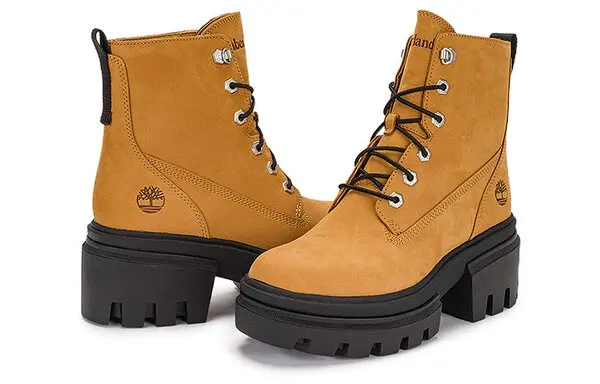 Timberland Everleigh 6-inch Lace-up Boots - Yellow/black
