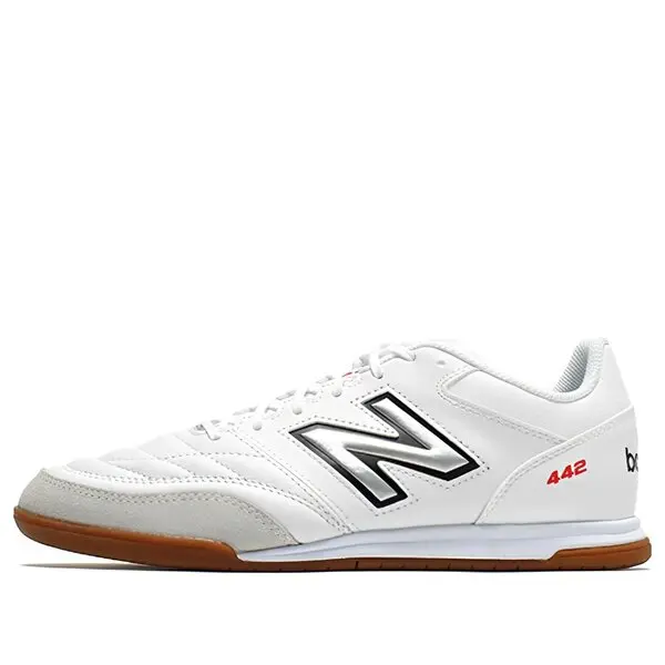 NEW BALANCE 442 V2 Team Indoor Sneakers - White/black/silver