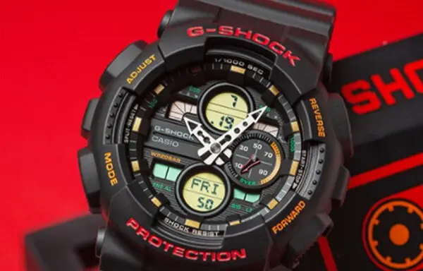 Casio G-shock Analog-digital Watch - Black/red