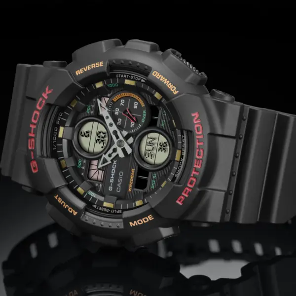 Casio G-shock Analog-digital Watch - Black/red