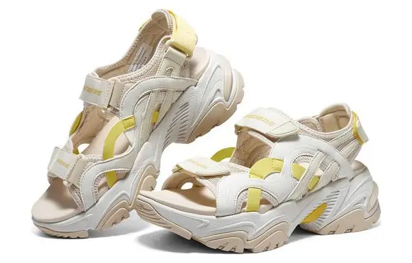 Sketchers Stamina V2 Sandals - Beige/yellow