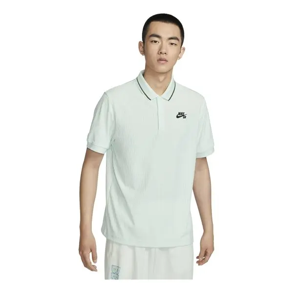 Nike Dri-fit Adv Short-sleeve Skate Polo 'federation Agnostic - Mint Green