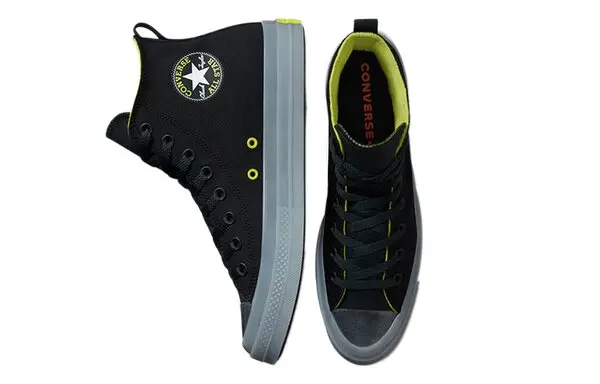CONVERSE Chuck Taylor All Star Cx Fleece Lined High Top Sneakers - Black