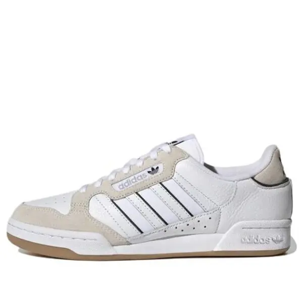 Adidas Continental 80 Stripes Sneakers - White/grey