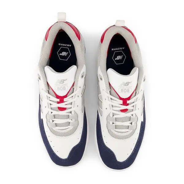 NEW BALANCE Tiago Lemos X Numeric 808 Skate Sneakers - White/blue