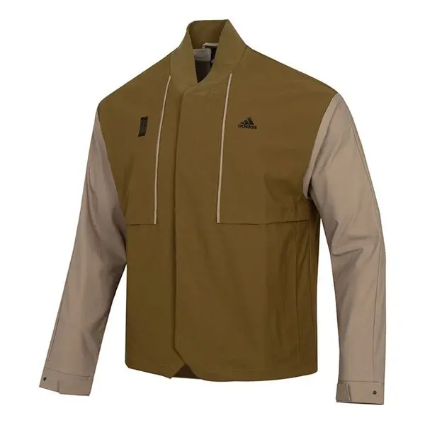 Adidas Splicing Contrasting Colors Casual Sports Jacket - Default Color