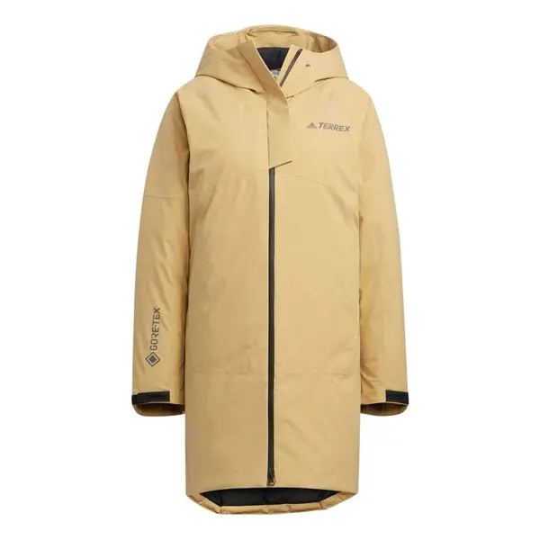 Adidas Long Down Jacket - Yellow