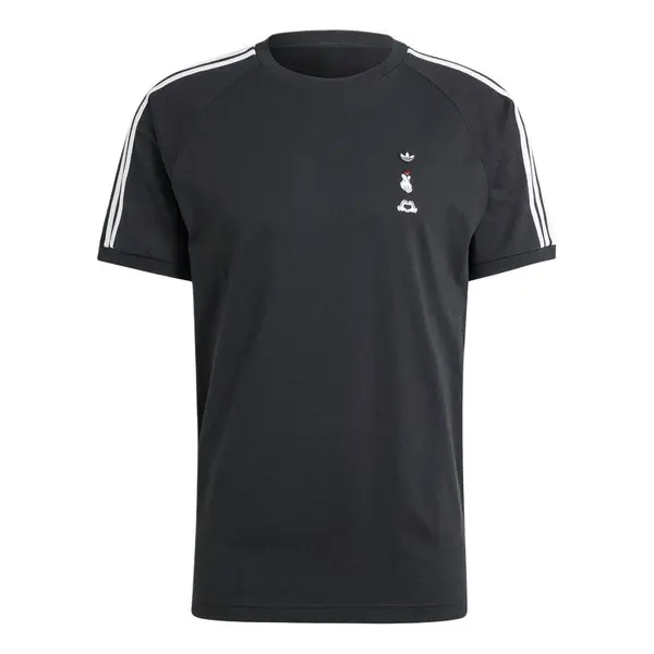 Adidas Mickey Mouse X Originals 3-stripes Tee Asia Sizing - Black