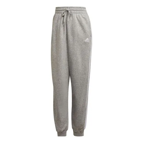 Adidas Originals Essentials Studio Lounge 3-stripes Pants - Medium Grey Heather/white