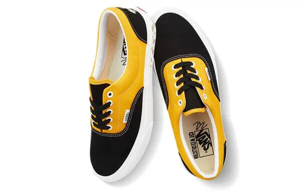VANS Era Low Top Sneakers - Black/yellow