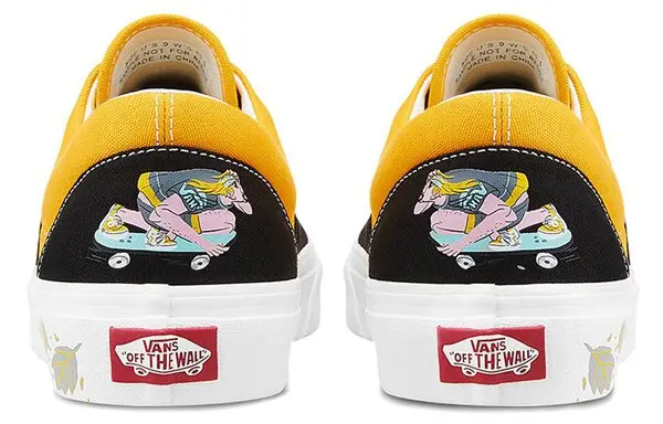 VANS Era Low Top Sneakers - Black/yellow