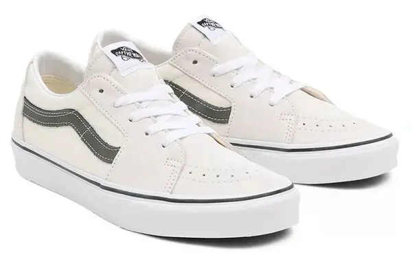 VANS Sk8-low "utility Pop" Sneakers - White/green