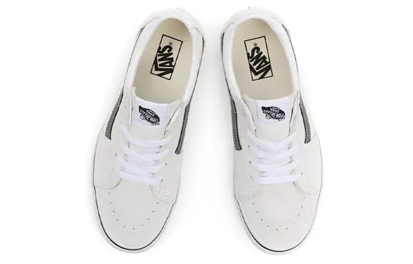 VANS Sk8-low "utility Pop" Sneakers - White/green