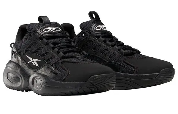 REEBOK Solution Mid " Silver Metallic" Sneakers - Black
