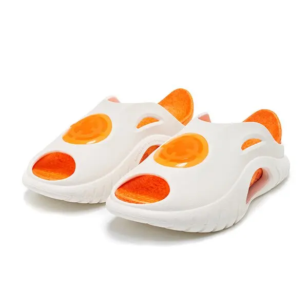 RIGORER Shark Sandals - White/orange