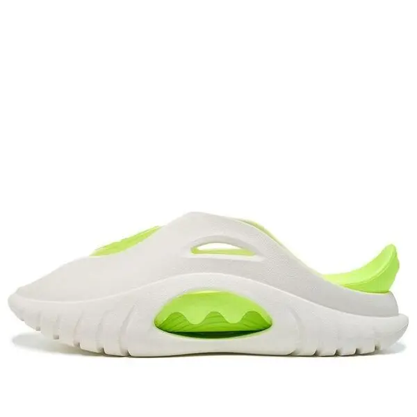 RIGORER Shark Sandals - White/lemon Green