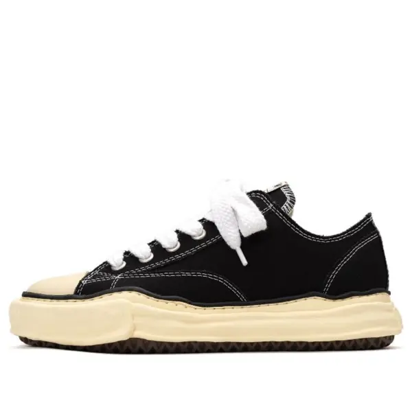 Mihara Yasuhiro Peterson Vl Og Sole Canvas Low-top Sneakers - Black