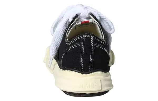 Mihara Yasuhiro Peterson Vl Og Sole Canvas Low-top Sneakers - Black