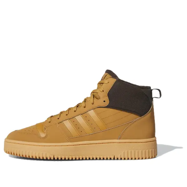 Adidas Break Start Winterized High Top Sneakers - Mesa/dark Brown/gum