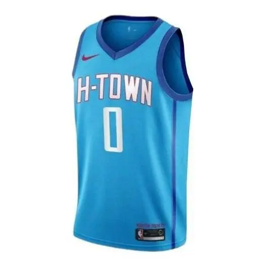 Nike X Nba Houston Rockets "h-town" Jersey - Blue