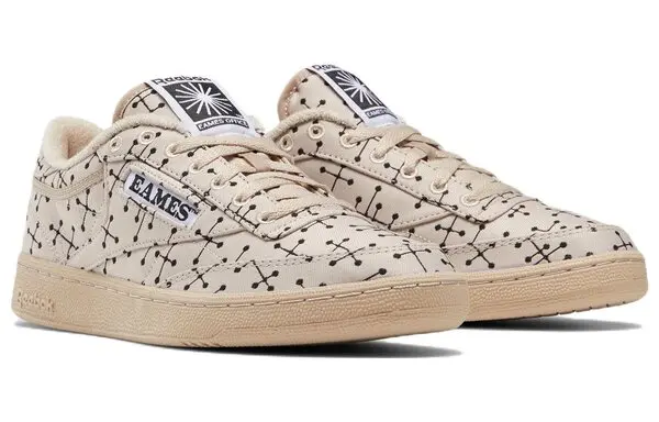 REEBOK Eames Office X Club C 85 'dot Pattern' Sneakers - Brown