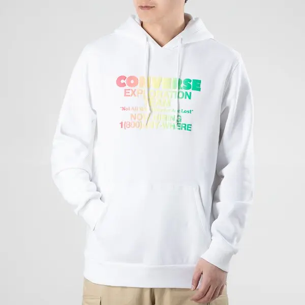 CONVERSE Exploration Team Pullover Hoodie - White