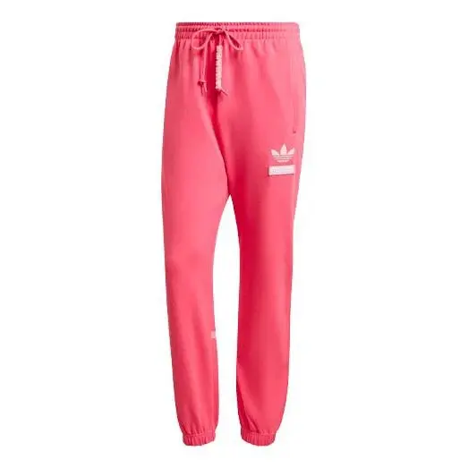 Adidas Originals Big Trfl Pants Lace-up Leggings For - Pink