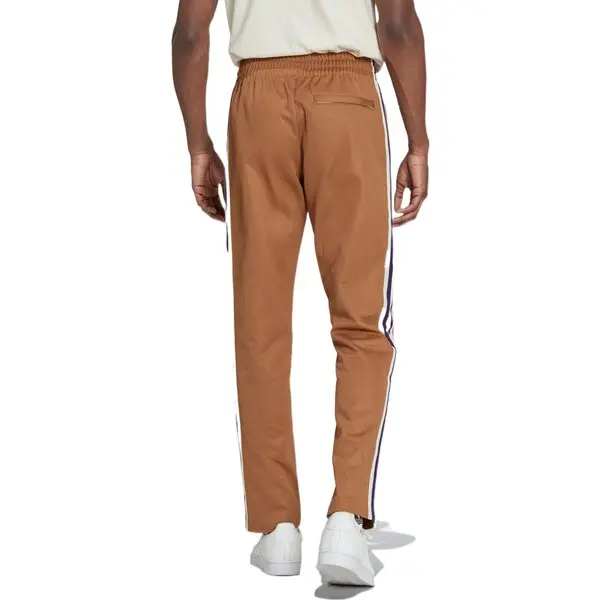 Adidas Striped Tp Side Printing Straight Pants Asia Sizing - Brown