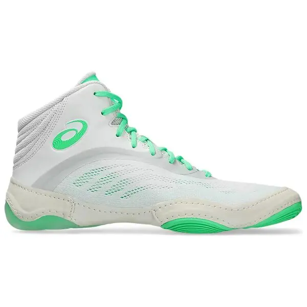 Asics Split Elite Wrestling Shoes - White/new Leaf