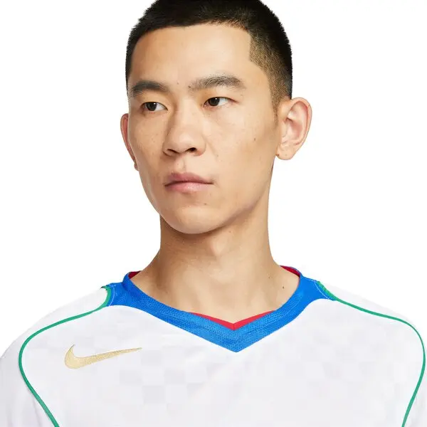 Nike Total 90 Dri-fit Soccer Jersey 'white Italy Blue Red