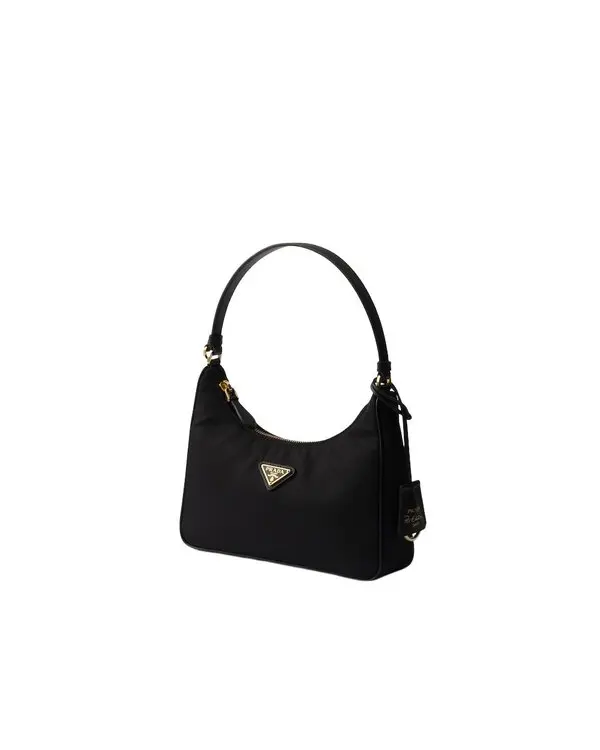 Prada Re-edition 2005 Re-nylon And Saffiano Mini Bag - Black