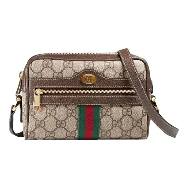 Gucci Ophidia Series Mini Messenger Bag - Cream