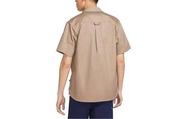 Nike Tanglin Short Sleeve Woven Button Skate Top