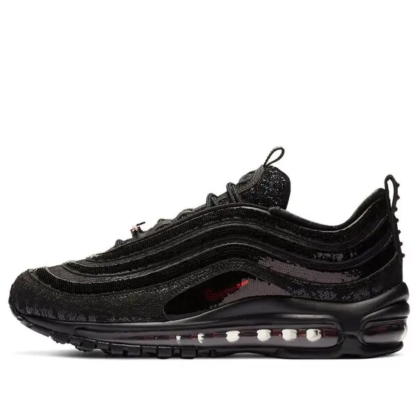 Nike Max 97 Sequined Sneakers - Black/red