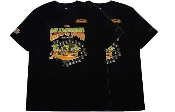 LI-NING Liaoning Flying Leopards Cba Championship T-shirt 'black