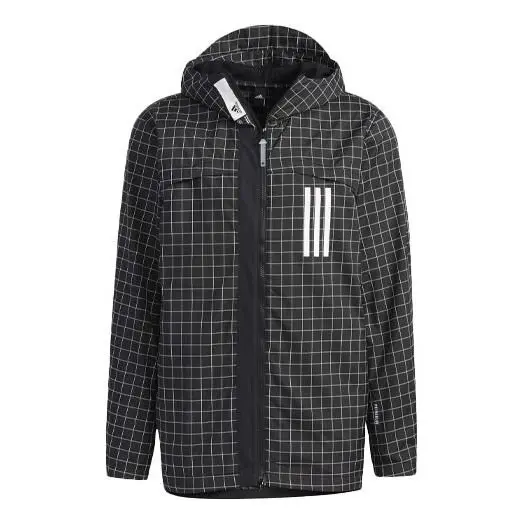 Adidas Wnd Sports Windproof Hooded Jacket - Black