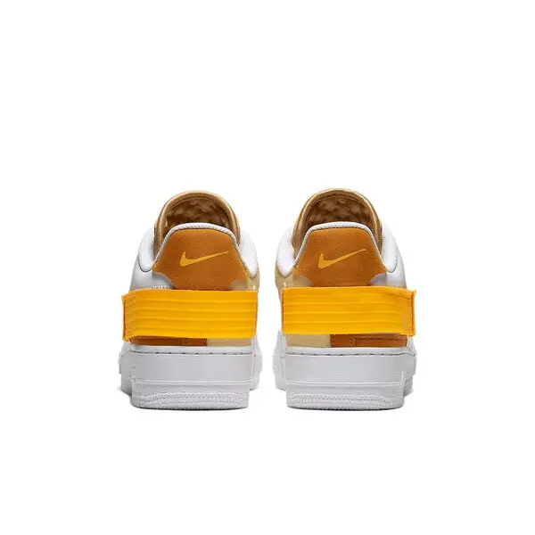 Nike Force 1 Type 'gold Suede - Gold/yellow/white