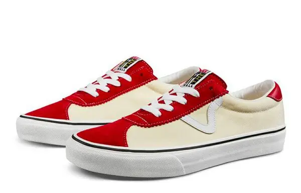 VANS Epoch Sport Sneakers - Red/white