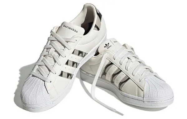 Adidas Originals X Marimekko Superstar Sneakers - Black/white