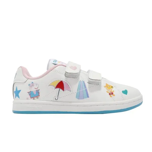 REEBOK X Peppa Pig Royal Complete Cln 2.0 2v "suzy Sheep, Candy Cat And Teddy" Casual Sneakers