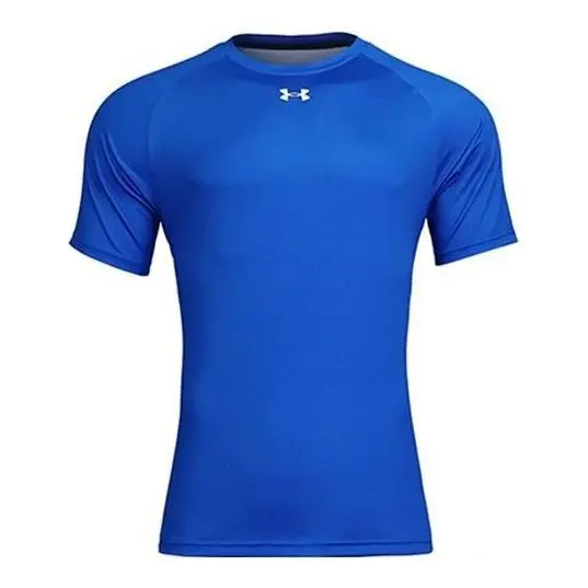 Under Armour Performance T-shirt With Camouflage Detail - Blue Camo